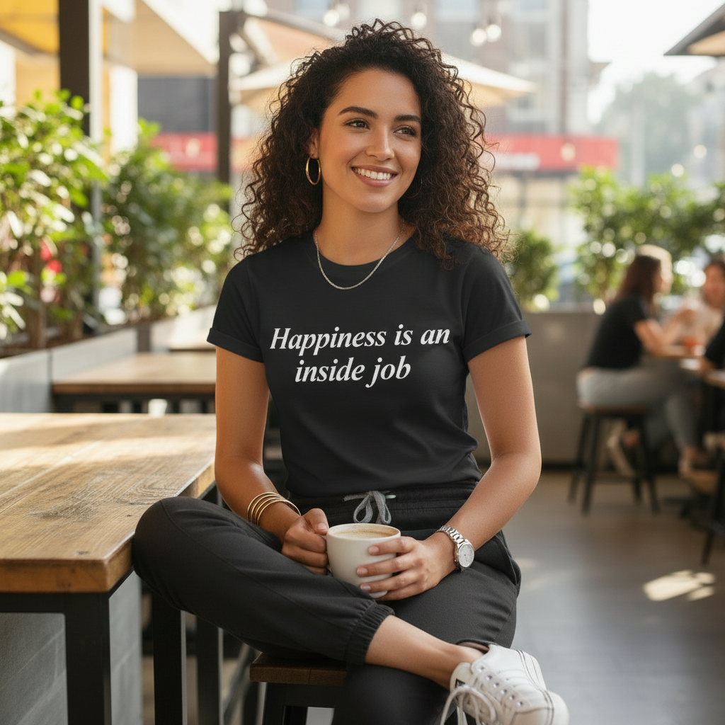 Happiness Is An Inside Job T-Shirt – SPAZZZ26